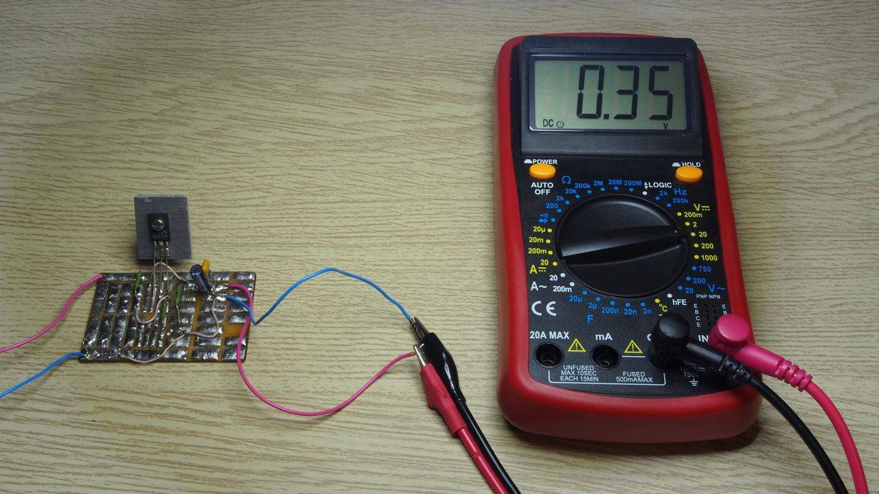 Приставка к стабилизатору на LM317T, КР142ЕН12А, для регулировки выходного напряжения от нуля.