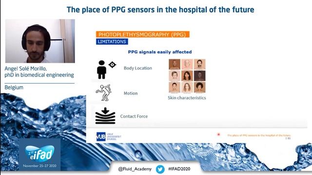 The place of PPG sensors in the hospital of the future A S Morillo  (IFAD 2020)