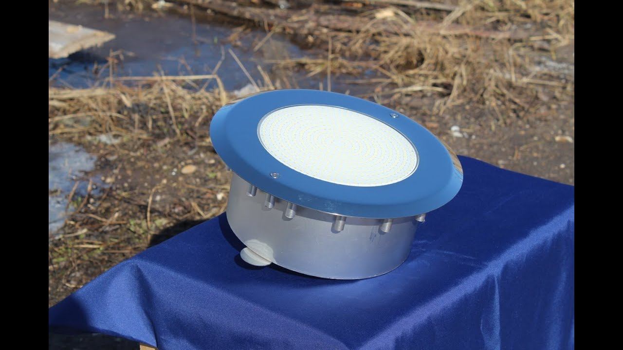 Р11-29 Прожектор светодиодный Slim 45 Вт ”RGBW” 12В из нерж. стали с глубокой закладной, универсал.