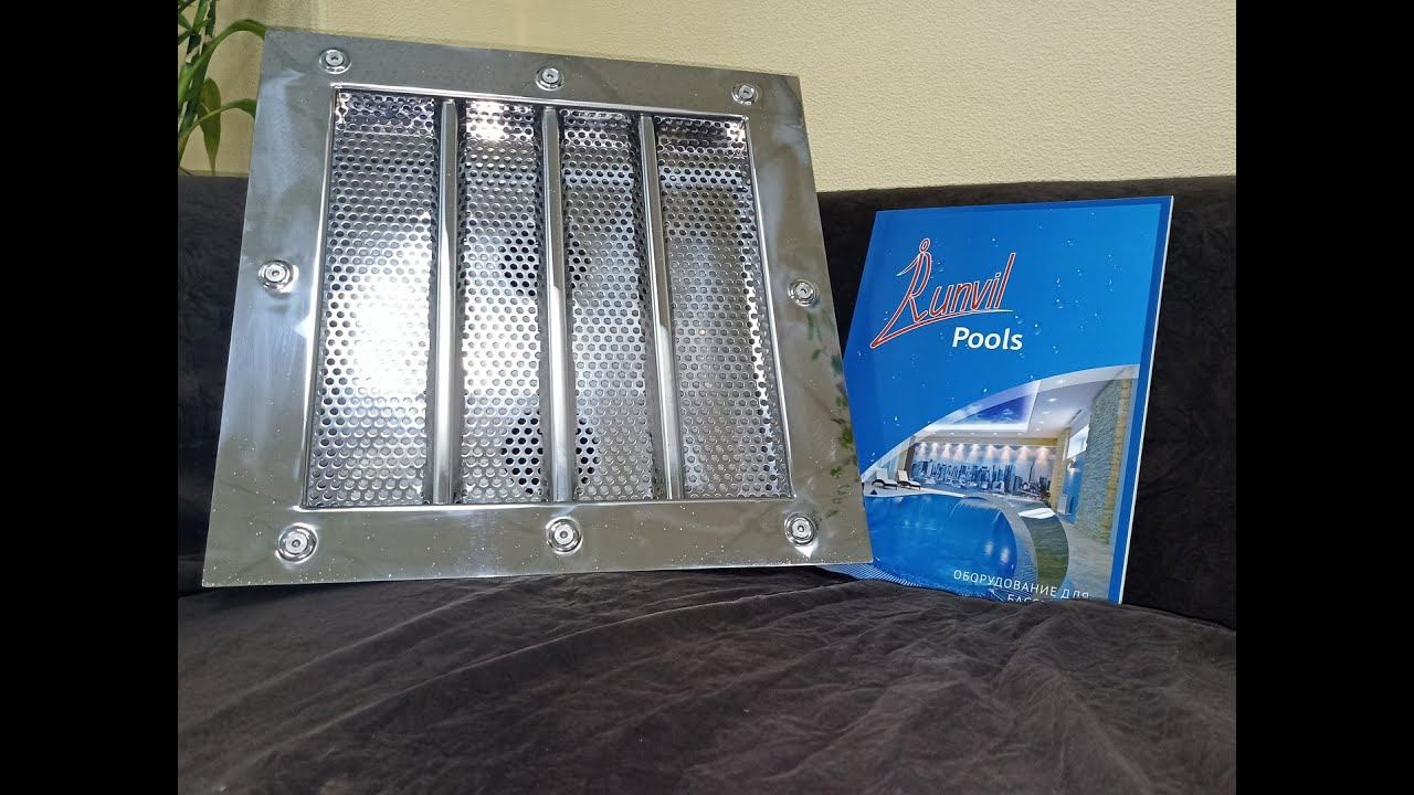 Р5-18 Водозабор прямоугольный (закладная+лицевая панель) 60 м³/час, плитка