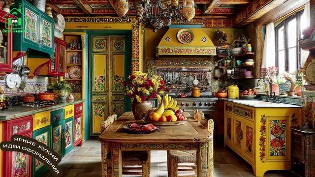 Яркие кухни после покраски фото идеи для дачи и сада (3)