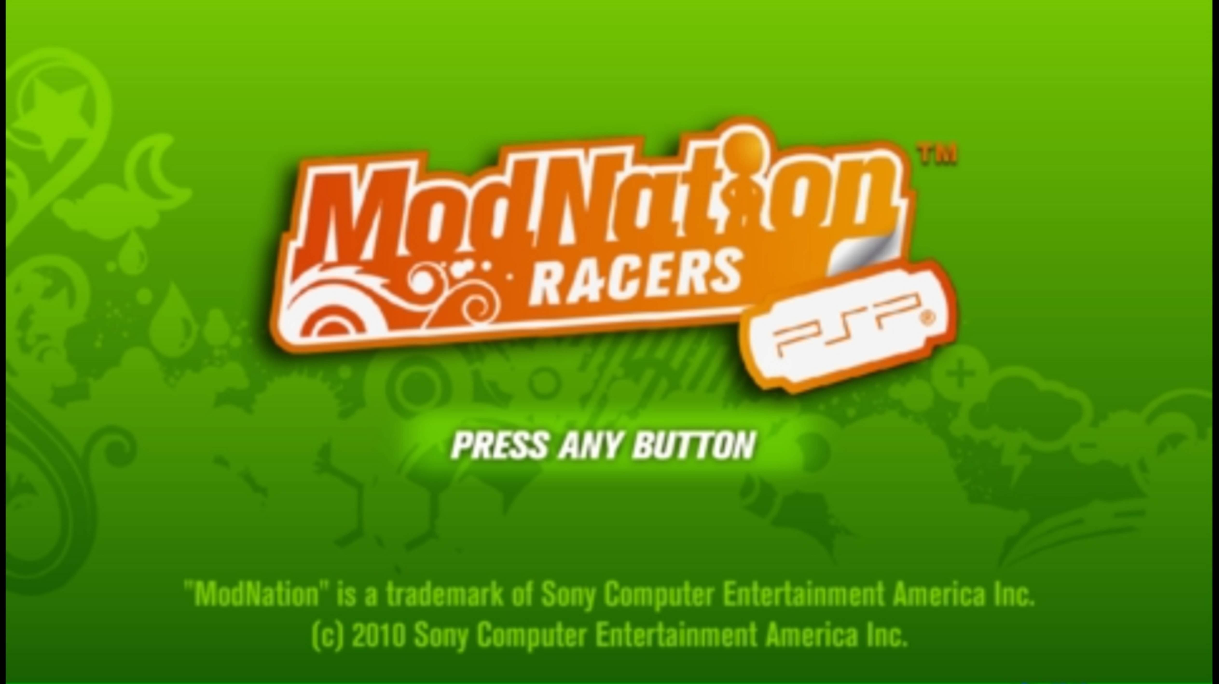 ModNation Racers PSP NTSC-U US Demo Gameplay (NPUG-70097)
