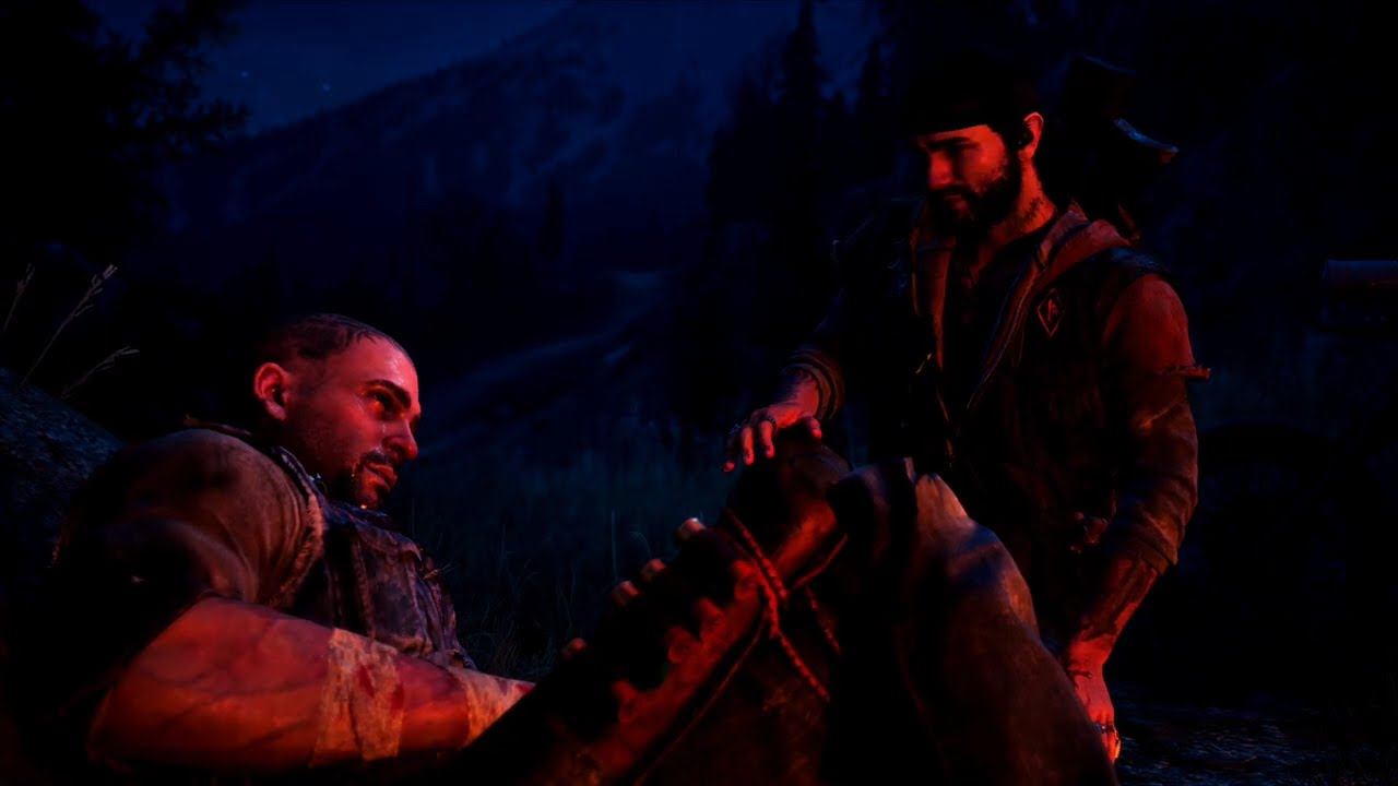 Days Gone 14 серия везём Бухаря в лазарет лагеря Лост Лейк