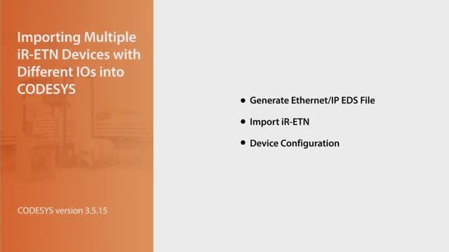 Weintek iR + CODESYS tutorial - 4. Importing Multiple iR-ETN Devices into CODESYS