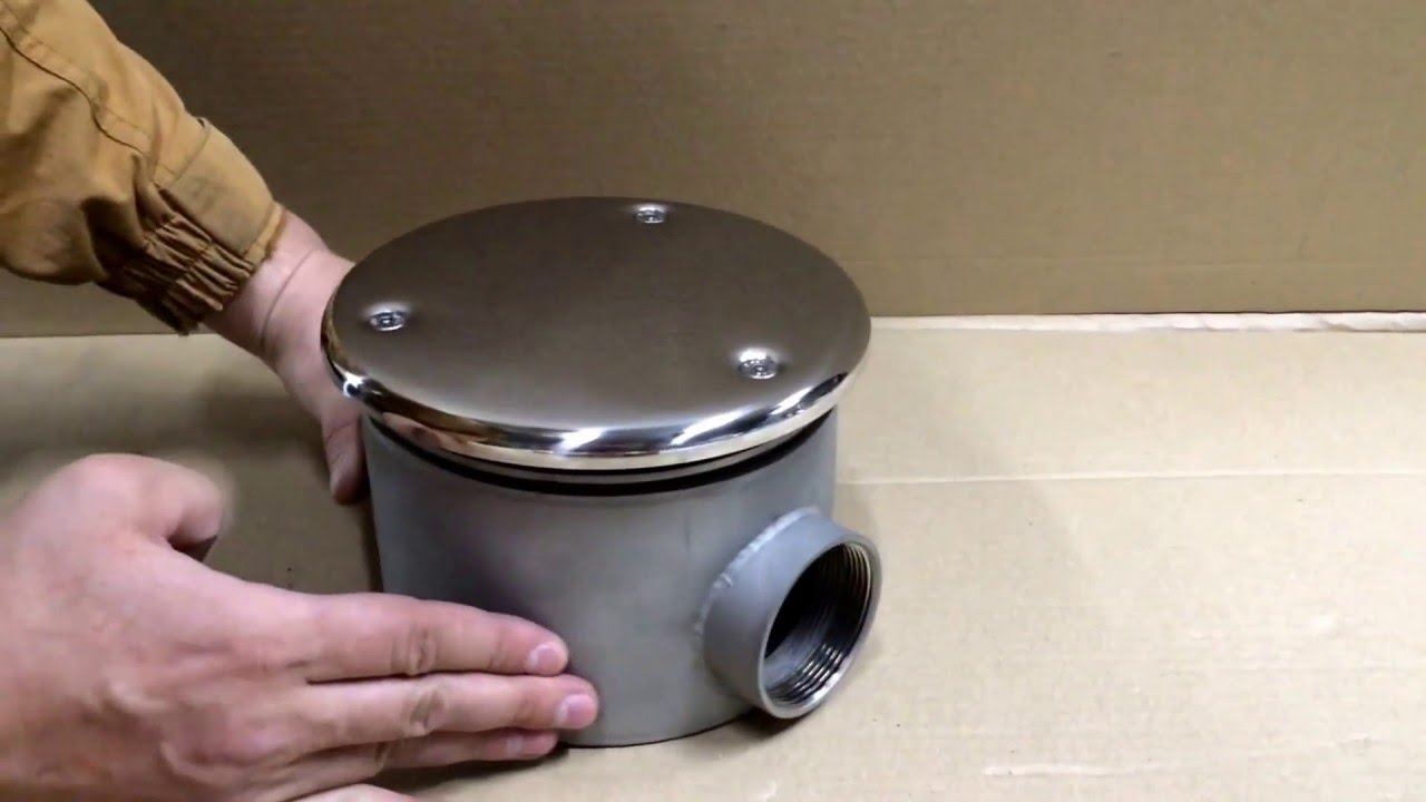 Донный слив антивихревой ф165 мм (пленка)