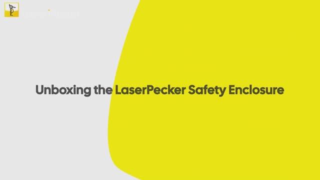 Распаковка защитного бокса LaserPecker с умной камерой