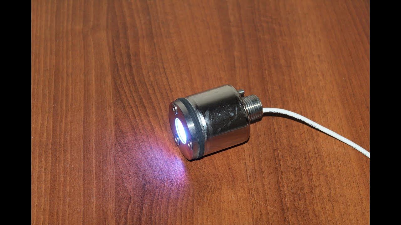 Р11-19 Прожектор светодиодный мини 5 Вт ”RGB” 12В из нержавеющей стали с закладной, плёнка