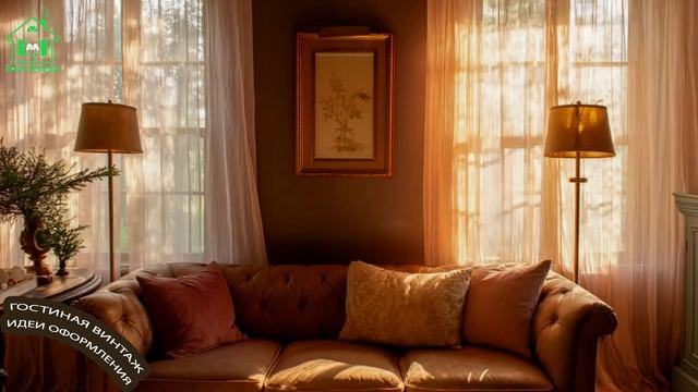 Гостиная в стиле винтаж идеи оформления (1)