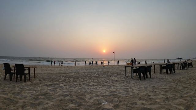 Закат таймлапс. Калангут