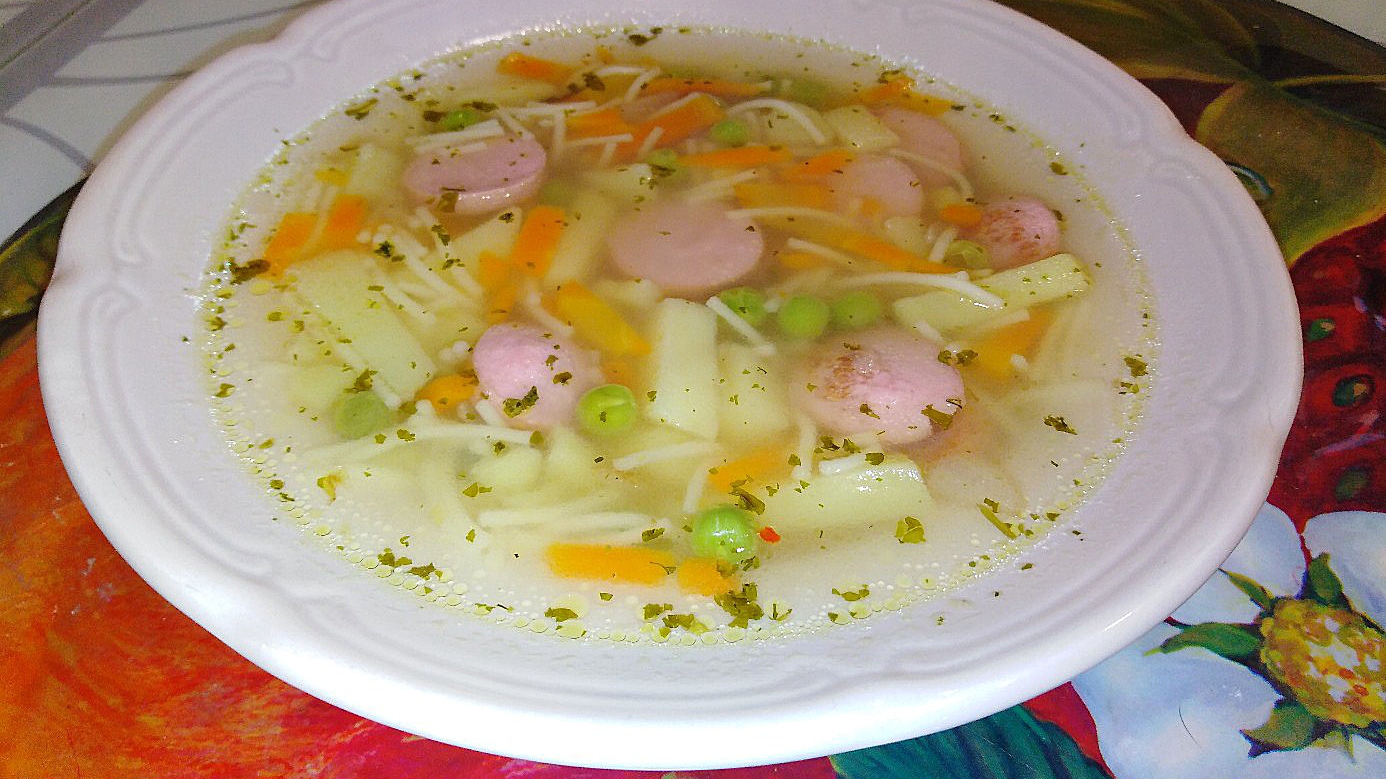 🔴 Быстрый СУП С СОСИСКАМИ. Очень Быстро и Вкусно! /рецепты На глазок/