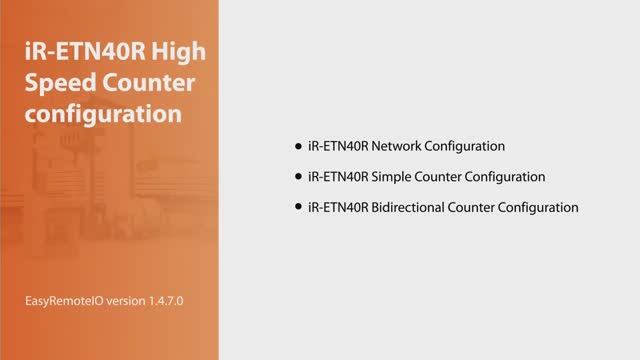 Weintek iR + CODESYS tutorial - 5. iR-ETN40R High Speed Counter Configuration