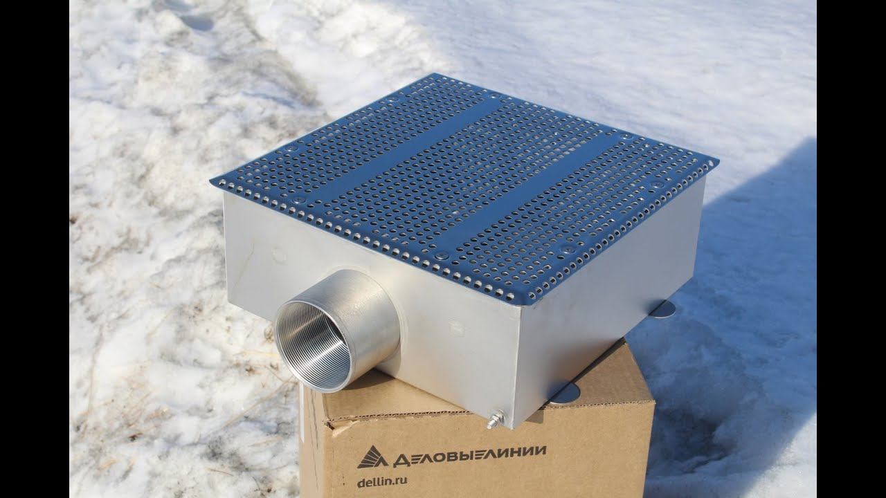 Р4-12 Донный слив квадратный 350х350х150 3" пленка