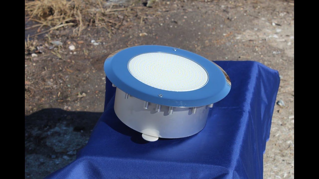 Р11-27 Прожектор светодиодный Slim 45 Вт ”RGB” 12В из нерж. стали с глубокой закладной, универсал.