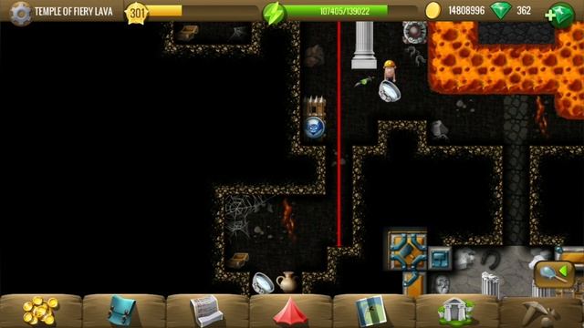 Храм огненной лавы - Temple of Fiery Lava - #2 Гефест - Diggy's Adventure
