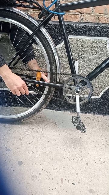 Как натянуть цепь на односкоростном велосипеде