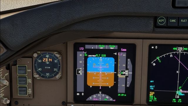 PMDG Boeing 777 - Takeoff - Part 07