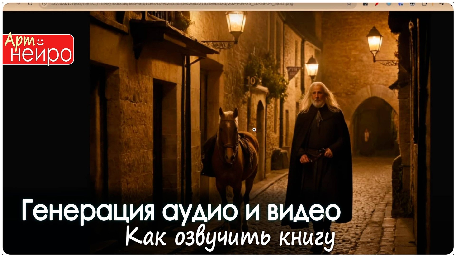 Как озвучить книгу с помощью нейросети Генерация аудио и видео за 5 минут_(26 сент. 2024)