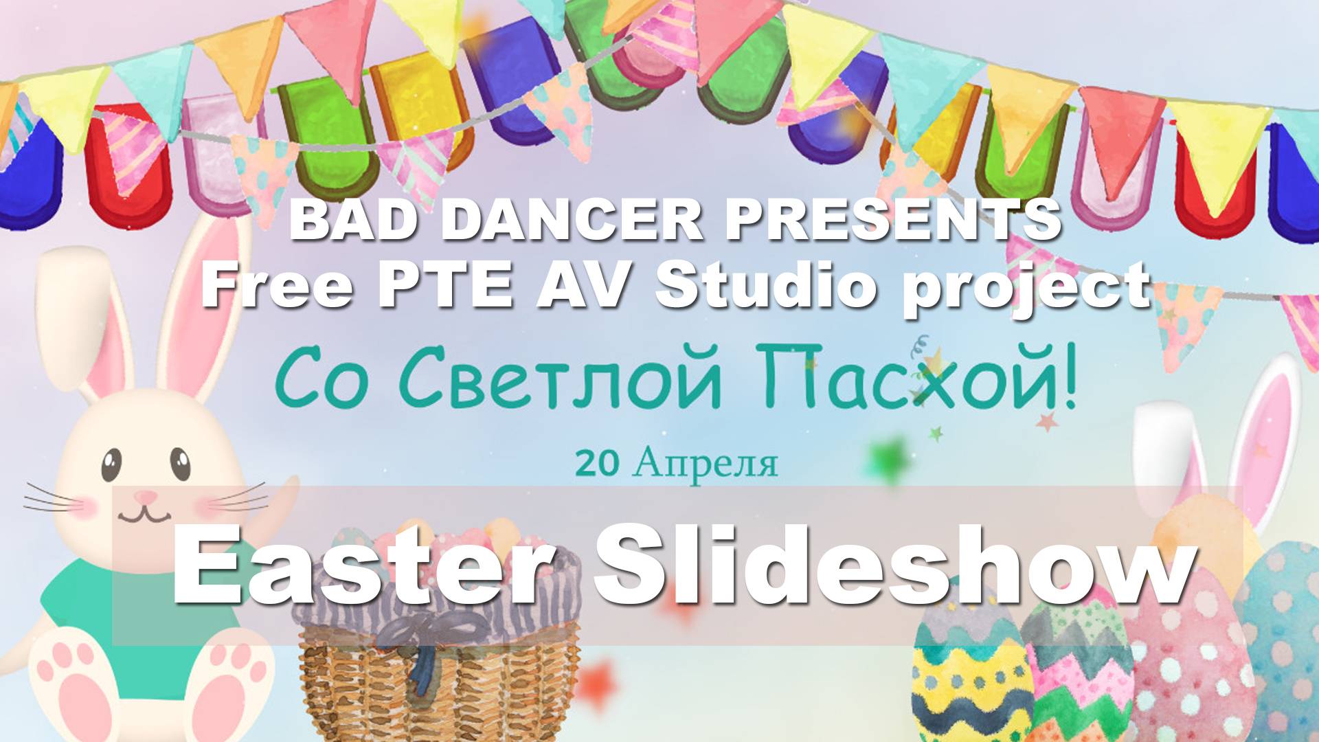 Free Pte Av Studio Pro project - Easter Slideshow ID 18042025