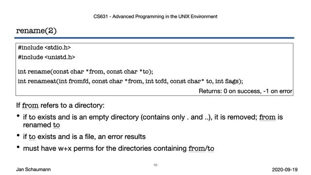 UNIX24_4_2 Advanced Programming in the UNIX Environment_ Week 04 , Segment 2 - Hardlinks and Symlink