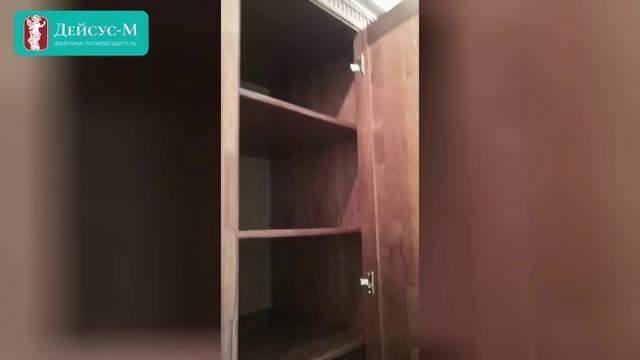 Шкаф трехстворчатый Верди-М 3 - демонстрация готового изделия