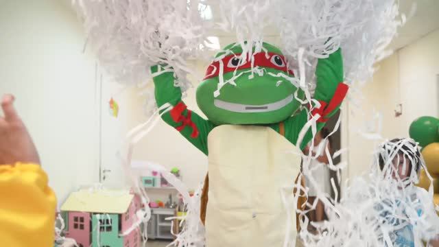 День рождения мальчика  в стиле черепашки ниндзя