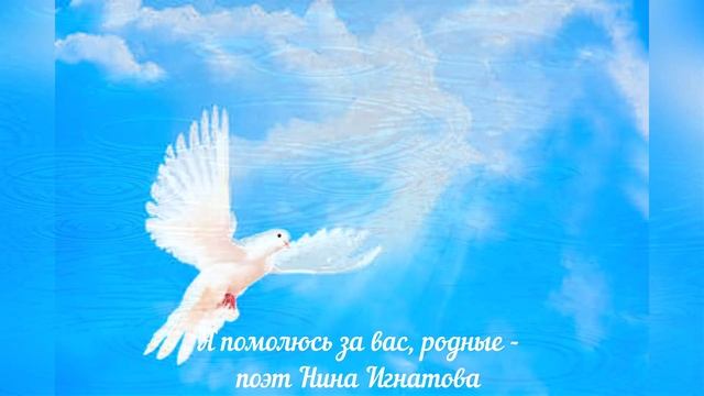 "Я ПОМОЛЮСЬ ЗА ВАС, РОДНЫЕ" - поэт Нина Игнатова