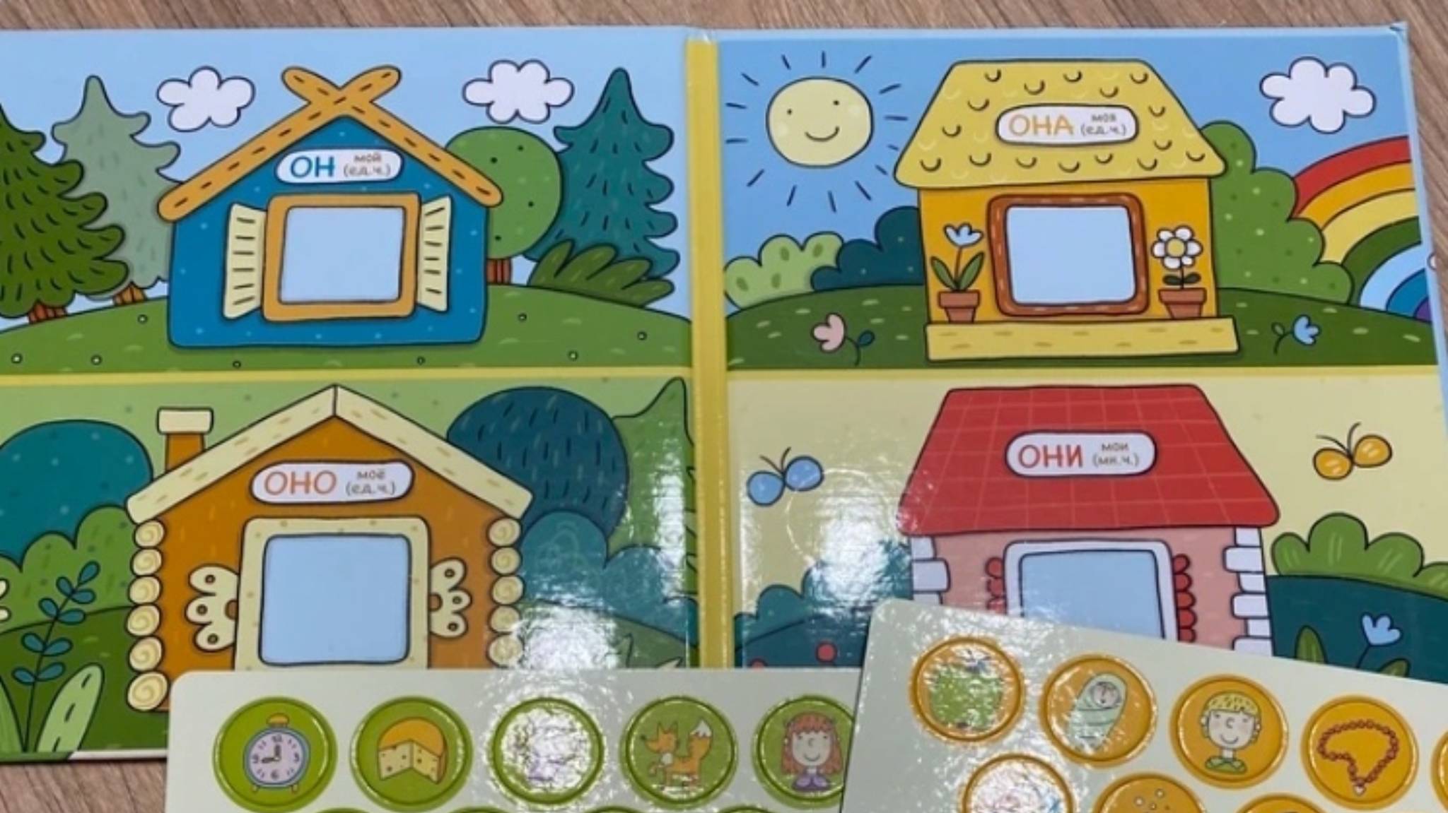 Магнитная игра "Род и число имен существительных" БИКР