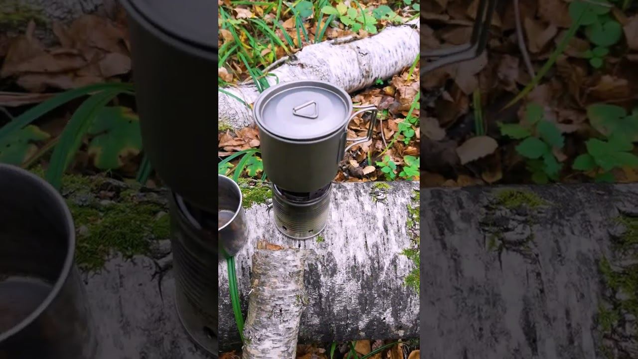 Мини-печь для кемпинга-невидимки на выживание #кемпинг #выживание #туризм