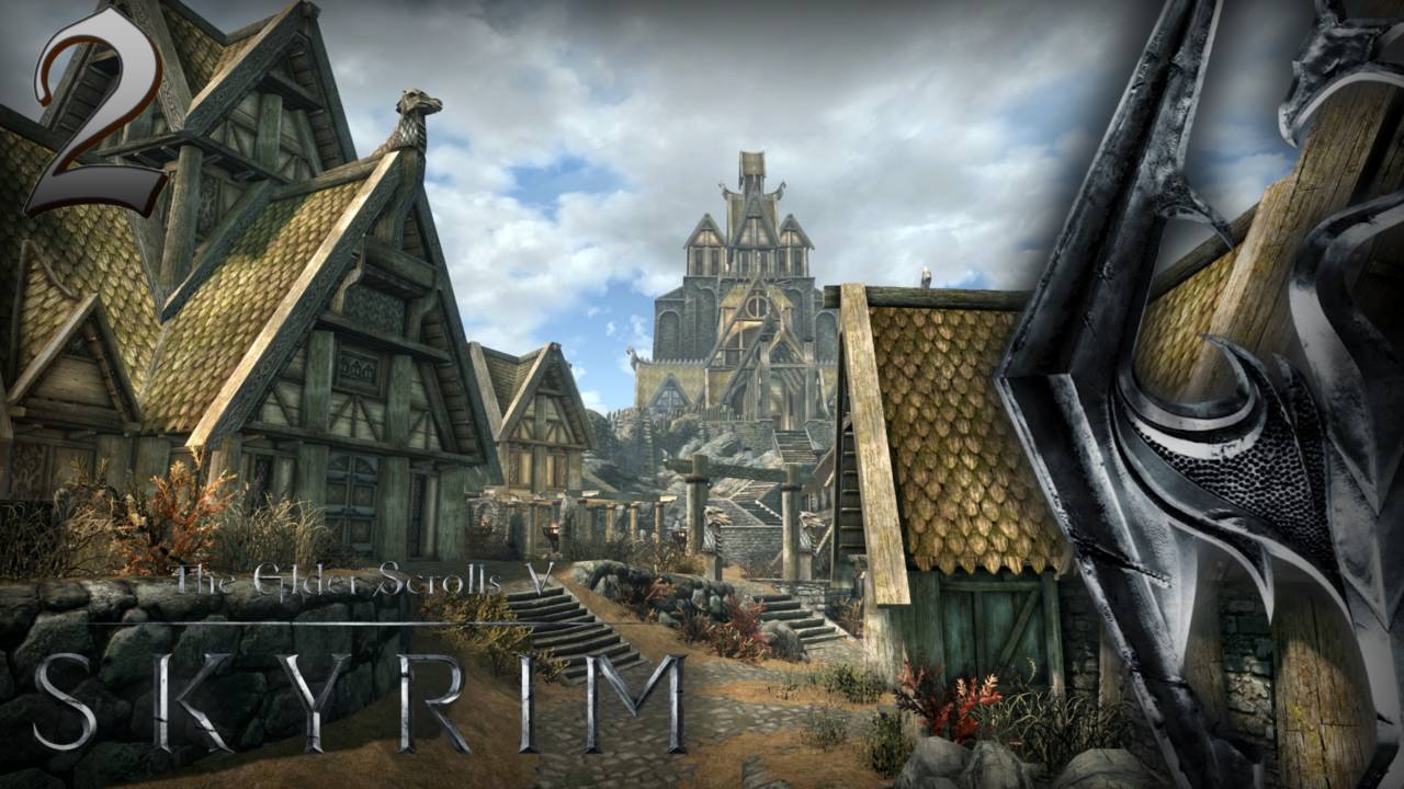 The Elder Scrolls V: Skyrim - Часть 2 [Гуляю По Вайтрану Ч.1]