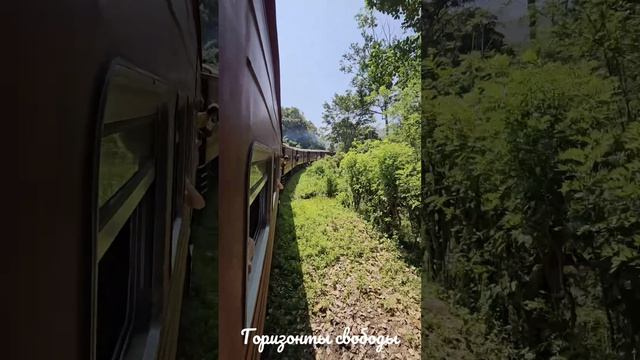 Экскурсионный поезд на Шри-Ланке