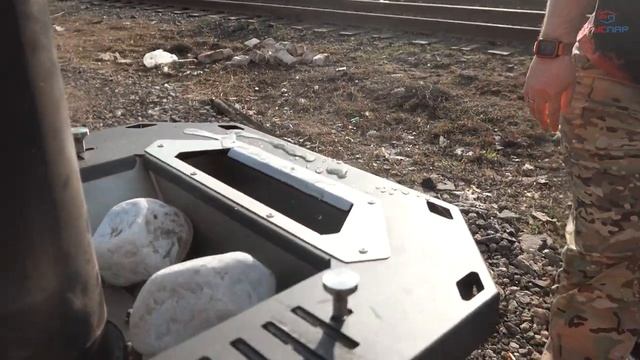 Закрытая каменка из нержавейки, облицовка из кирпичной глины - все это в новой банной печи Хард!