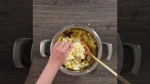 Хинкали с сулугуни и картошкой