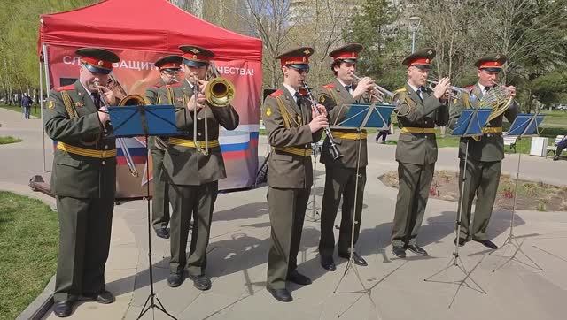 марш "День Победы" - военный духовой оркестр в Москве