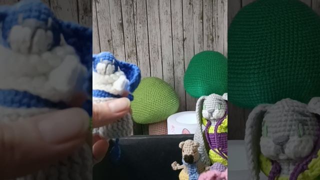 Обзоры на малышей по моим МК) В коробке с карандашами, ой, с малышами🧶🧸🐇🦒🐎..