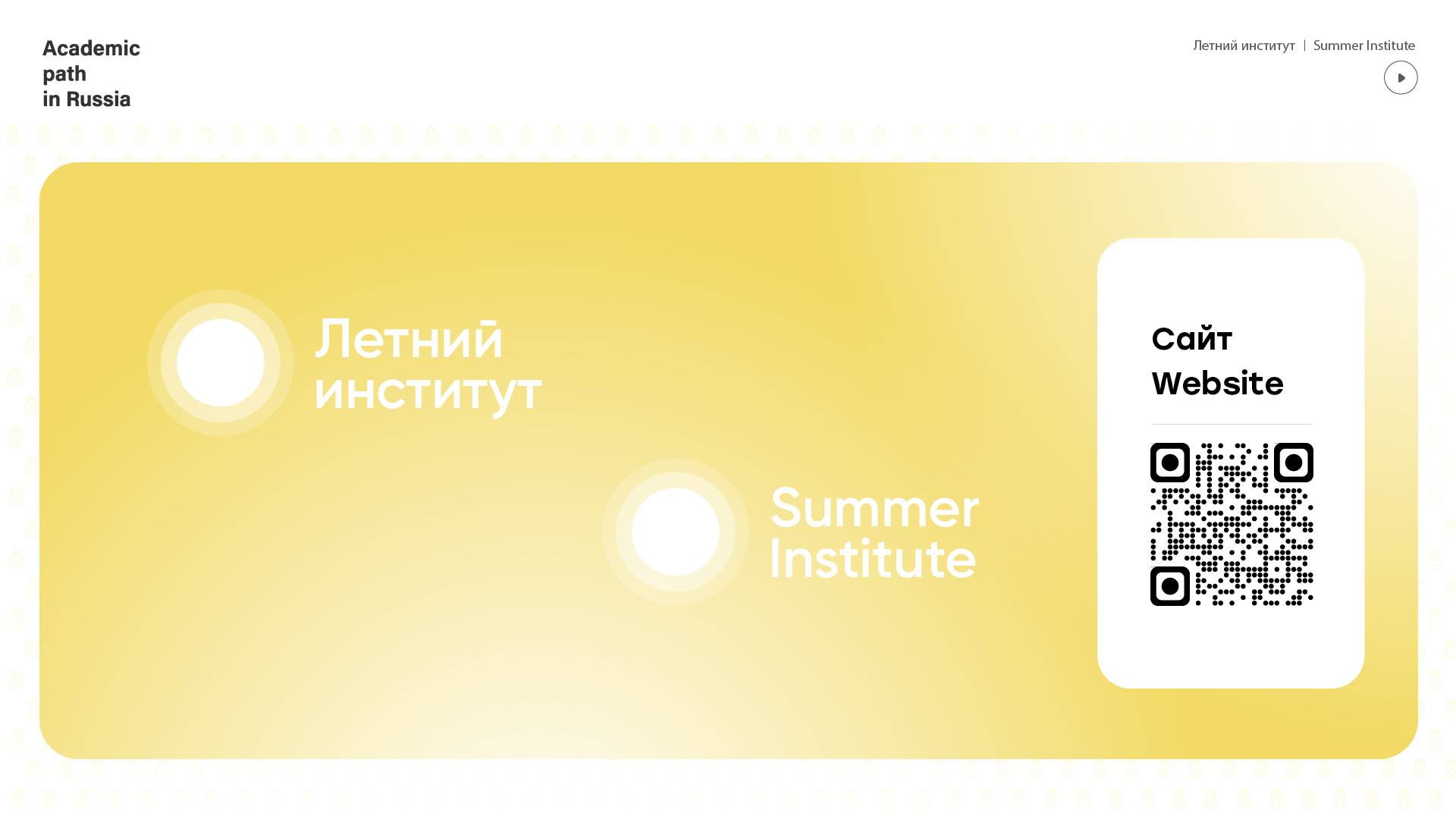 О проекте «Летний институт»