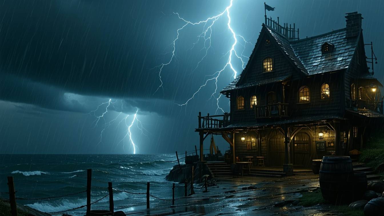 Мрачный трактир Адмирал Бенбоу. AI music (ИИ музыка)