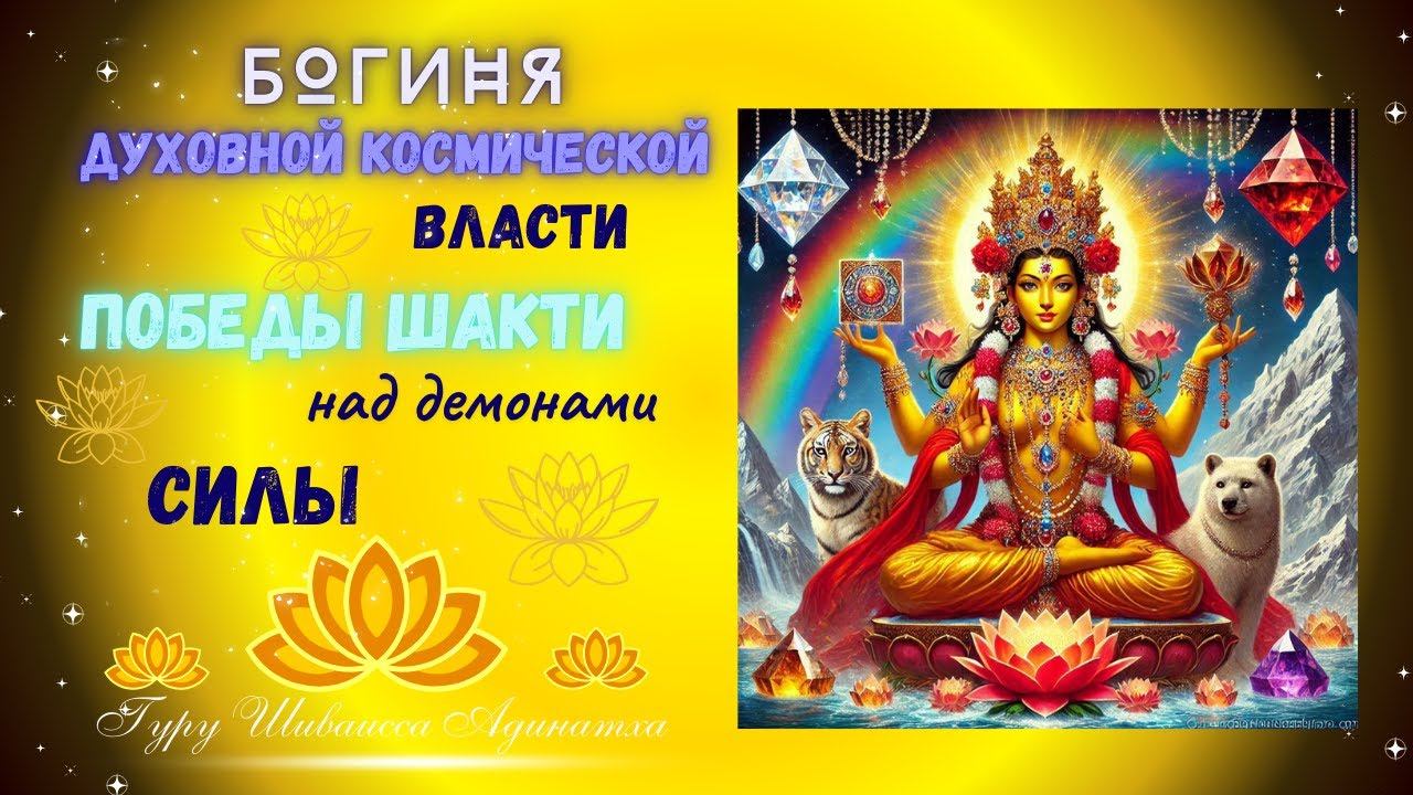 Богиня_духовной_космической_власти_победы_Шакти_над_демонами,_силы. Гуру Шиваисса Адинатха