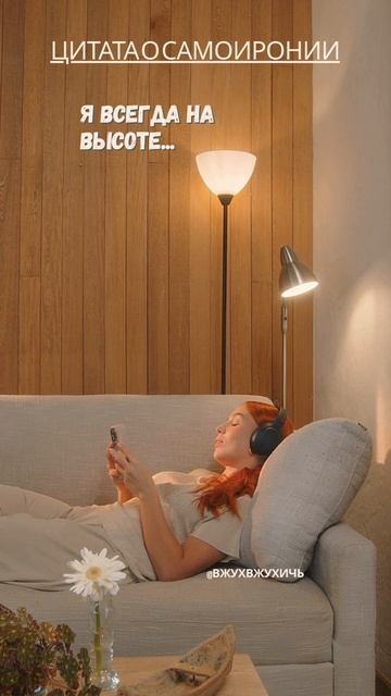 Всегда на высоте Цитата о самоиронии#shorts
