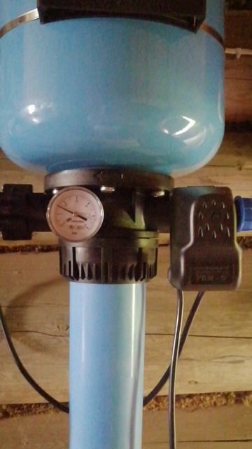 Работа системы автоматического поддержания давления в система водоснабжения частного дома