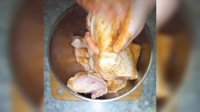 Простой обед_ гречка с курицей и овощами. Курица в соевом соусе, без соли. Пальчики оближешь💥