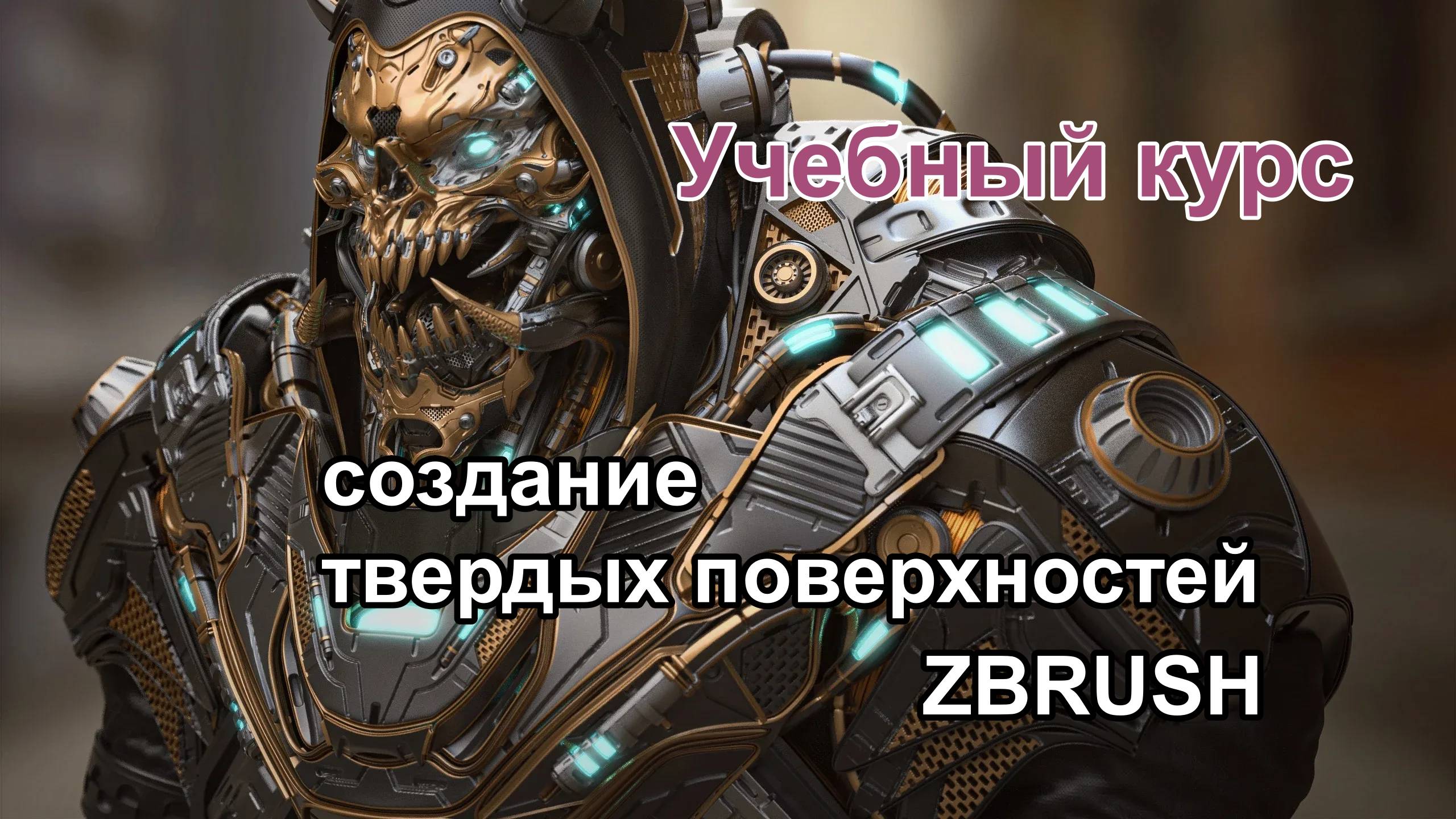 Расширенный курс создания твердых поверхностей в ZBrush. Часть 3