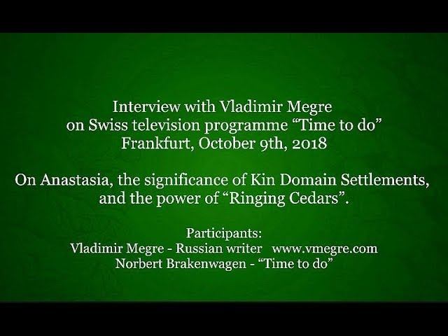 Vladimir Megre: on Anastasia and the power of "Ringing Cedars"