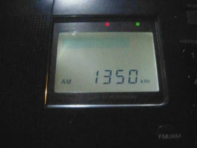 [MW DX] 1350 kHz pres. ZYH 521 Super RBV - Super Rádio Cristal (Salvador, Bahia, B) 08.09.2022
