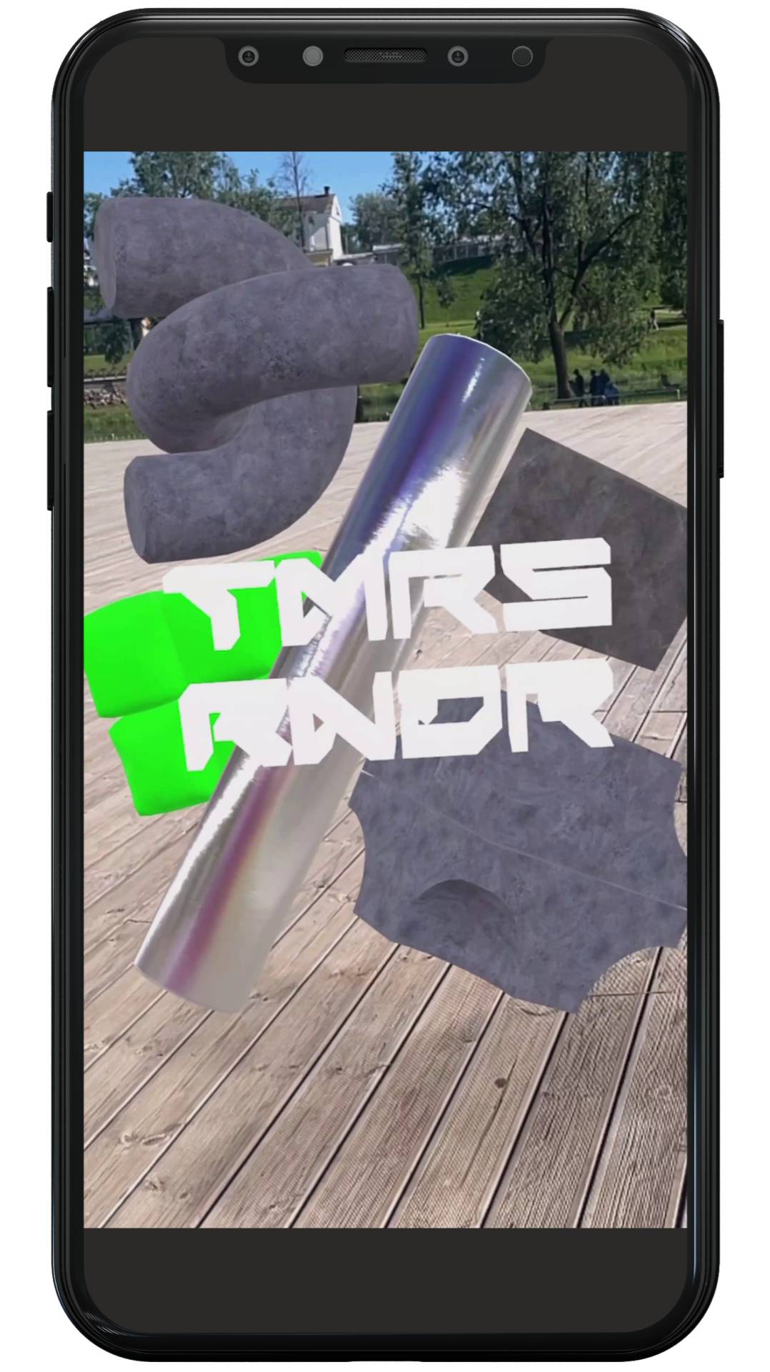 Tomorrow's WebXR – дополненная реальность в браузере. Размещение на плоскости