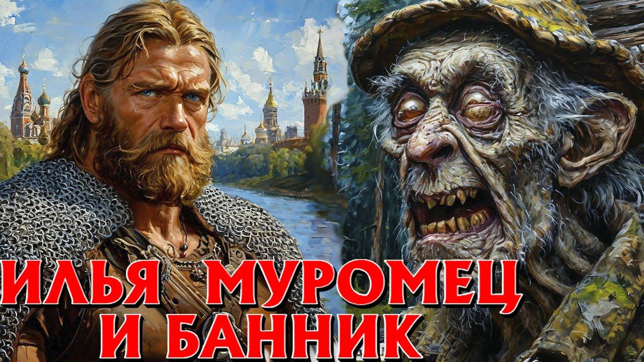 КАК ИЛЬЯ МУРОМЕЦ БОЛОТО ОЧИСТИЛ: СКАЗ О ПРОКЛЯТОМ УТОПЦЕ И ДОБРОМ БАННИКЕ.