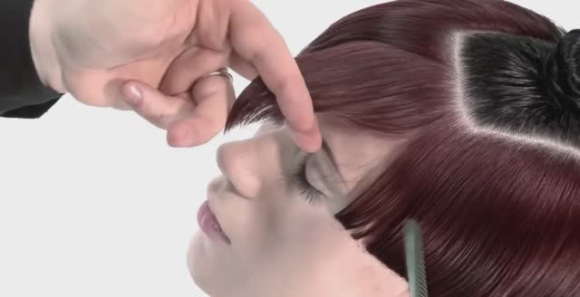 Короткая креативная стрижка с прокрашенной не сведенной зоной от Тима Хартли