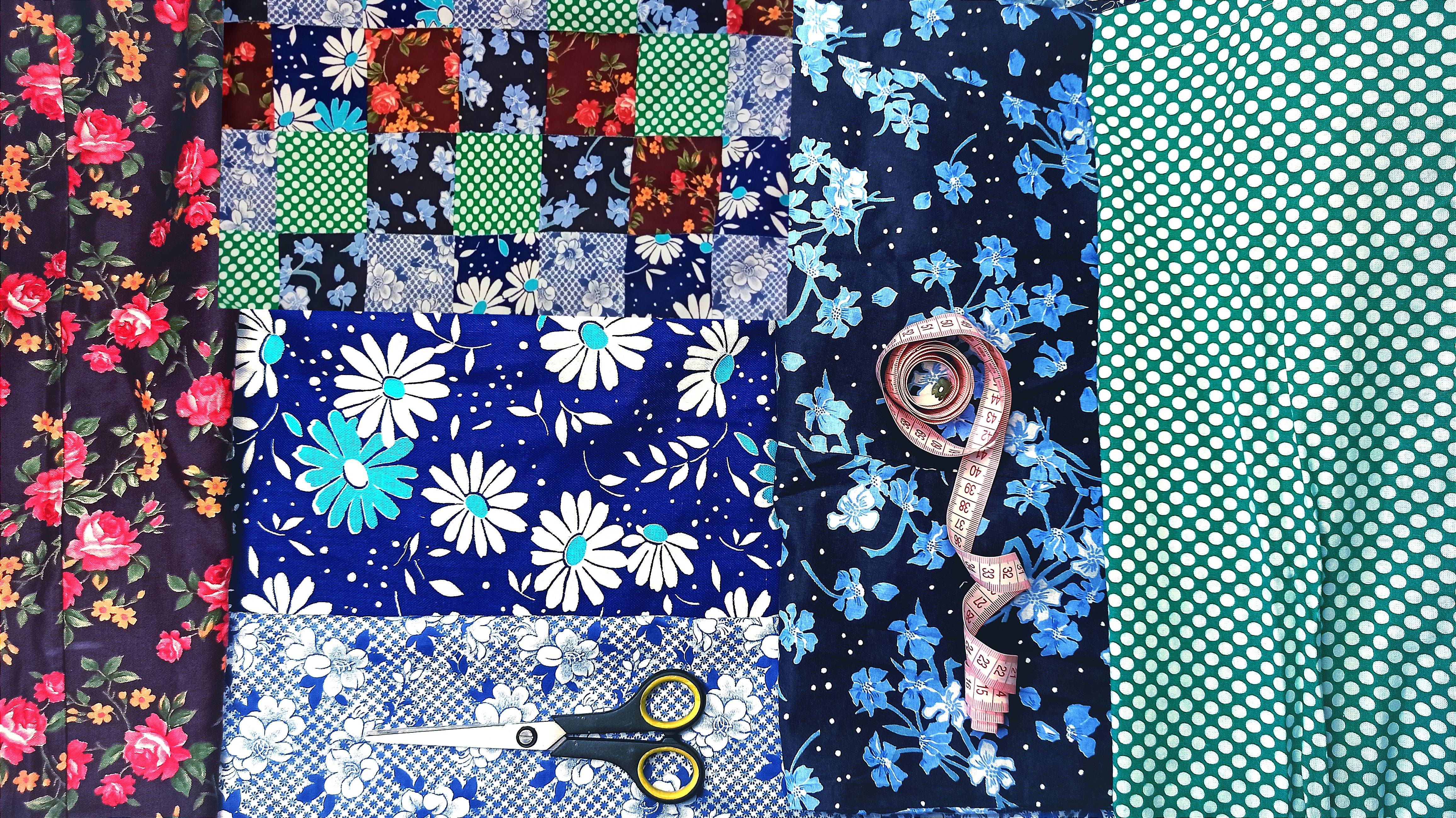 Для создания уютной атмосферы. Простое лоскутное шитьё, техника для начинающих.