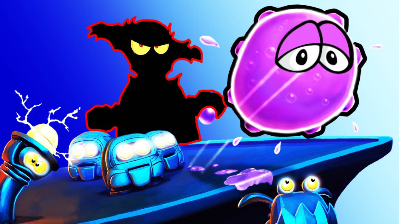 ЛИЗУН ГЛАЗАСТИК в подводном мире ЧАСТЬ#2 игра Goo Saga на канале Мистер Игрушкин