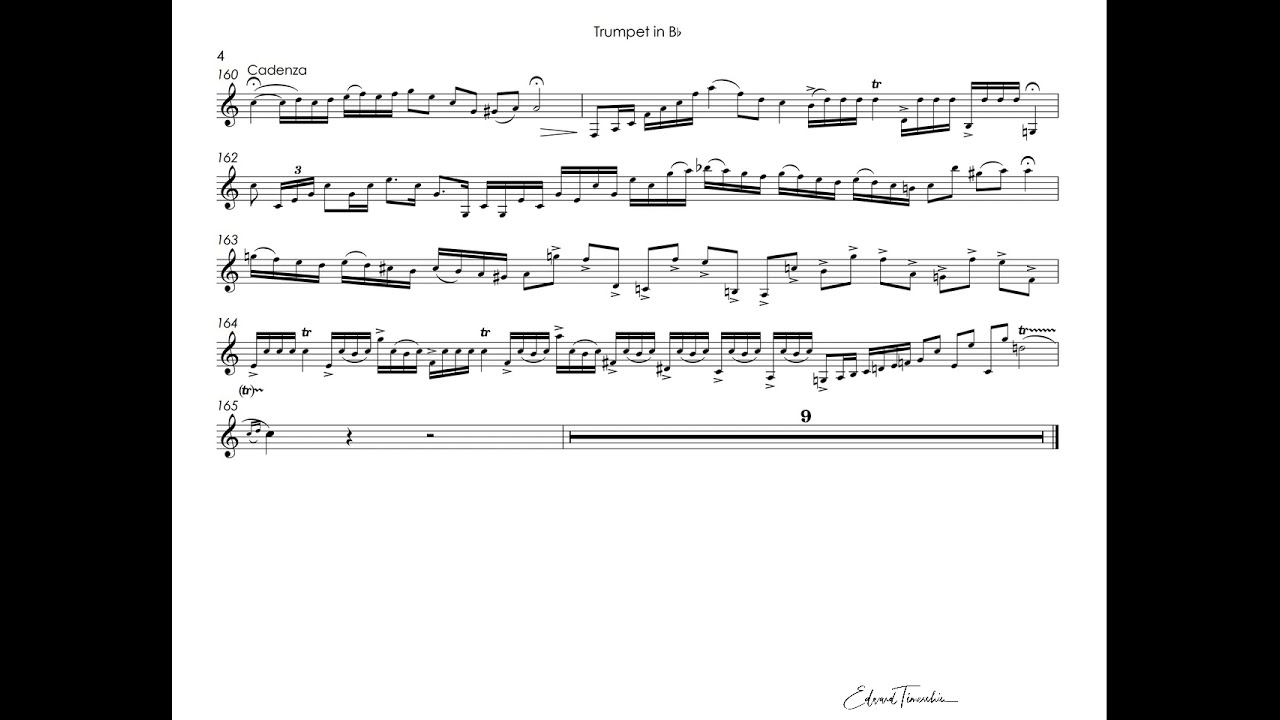 Mozart, Wolfgang Amadeus - Bassoon Concerto (arr. trumpet) Sergei Nakaryakov trumpet Bb