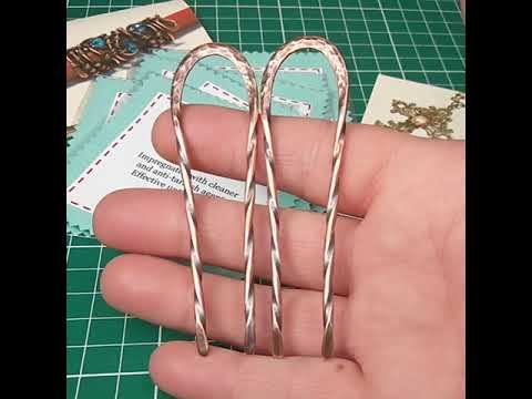 Медные шпильки для волос, ручная работа